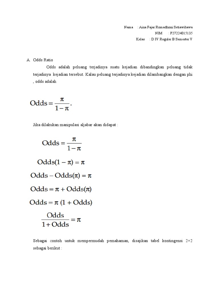 Rumus Epidemiologi | PDF | Metode & Bahan Ajar