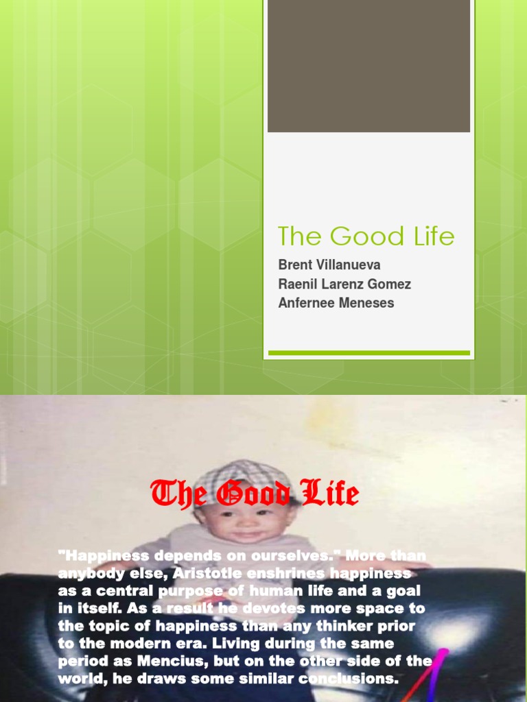 The Good Life | PDF