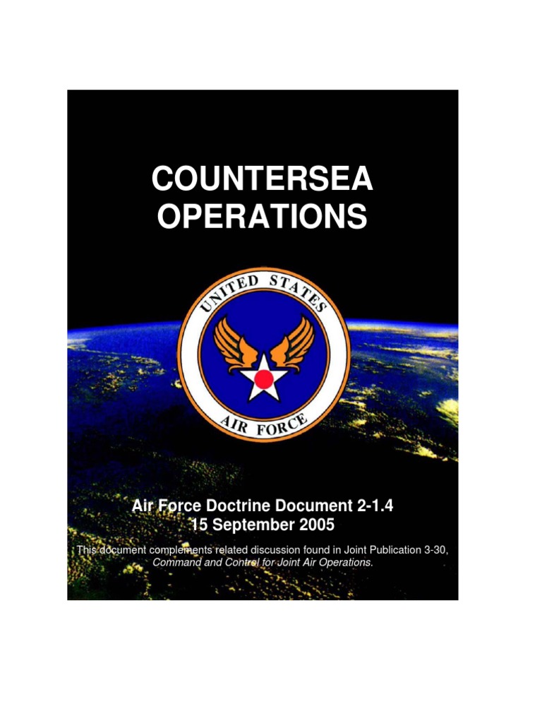 Countersea Operations: Air Force Doctrine Document 2-1.4 15 September ...