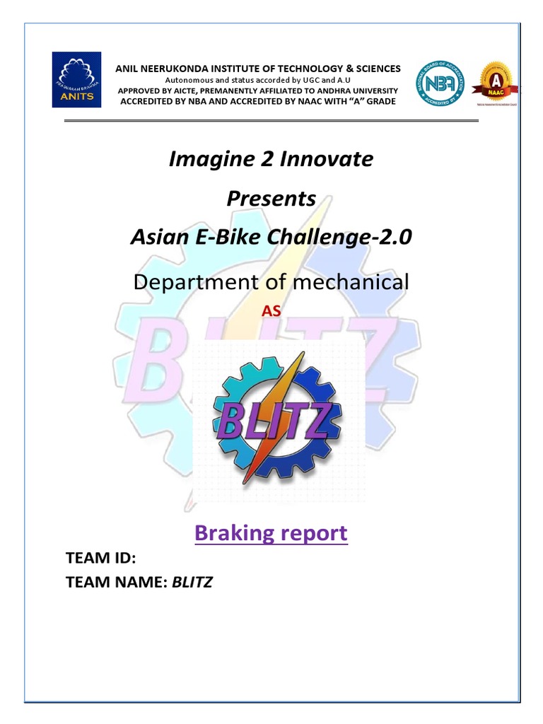 How To Prepare Report For Bike | PDF | Brake | Classical Mechanics