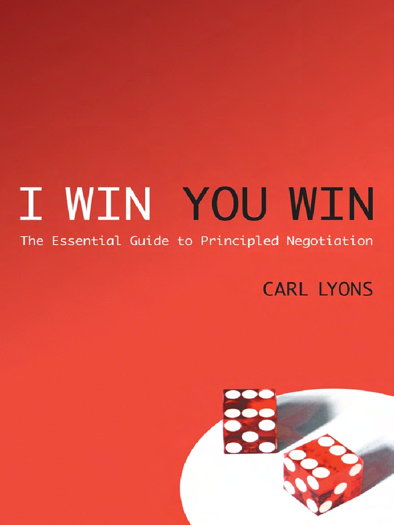I Win You Win | PDF | Negotiation | Integrity