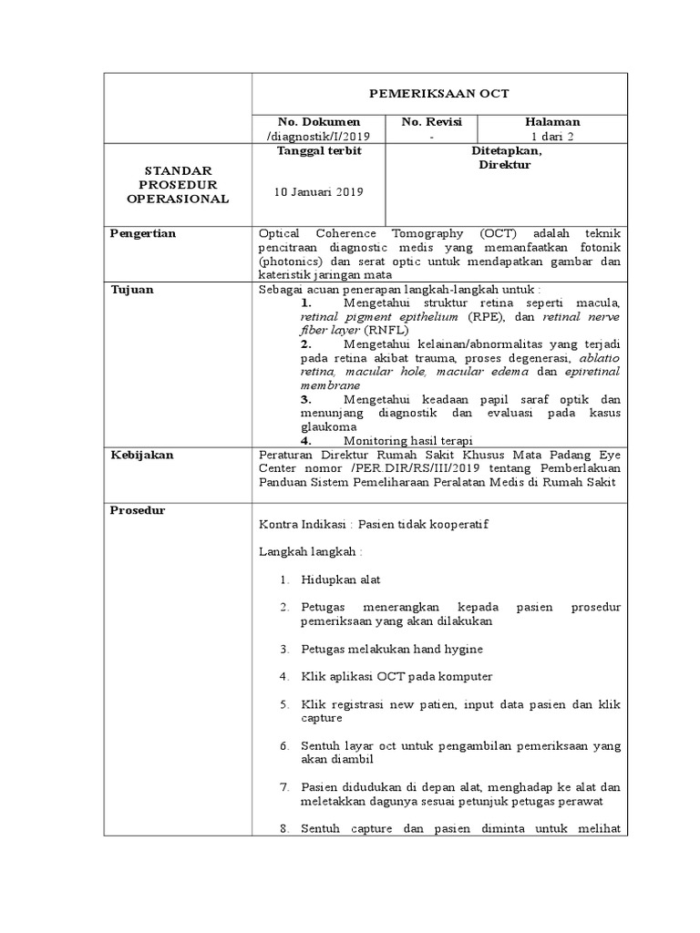 Pemeriksaan OCT 2 | PDF