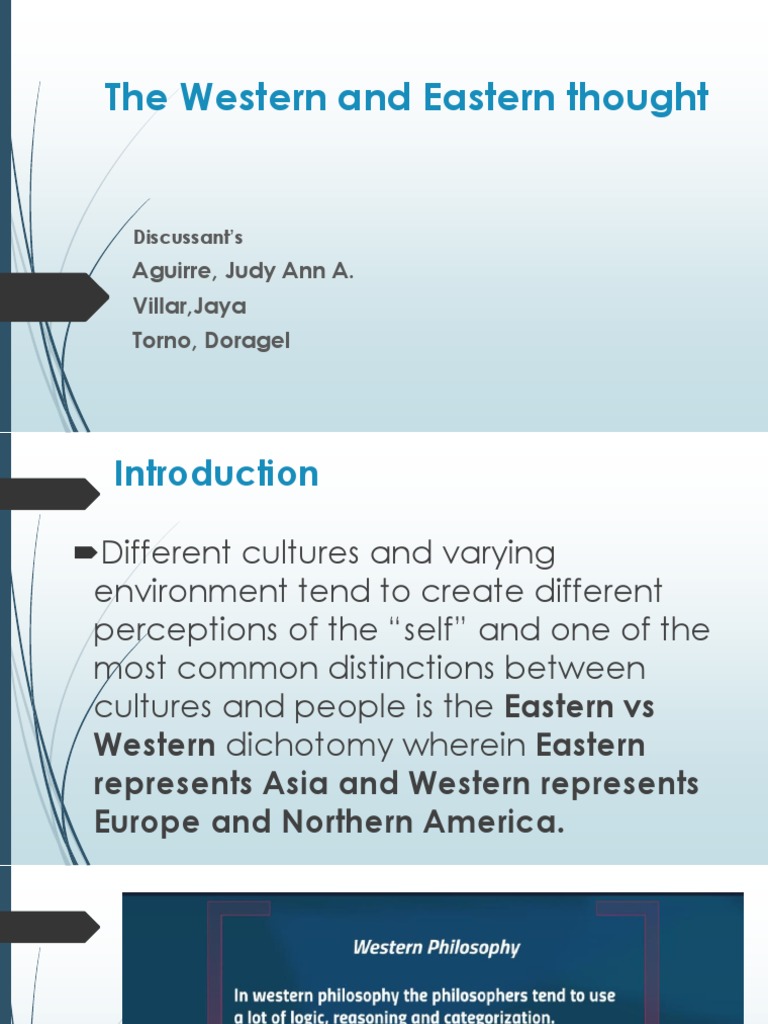 Eastern vs Western Philosophy | PDF | Confucianism | Chinese Philosophy