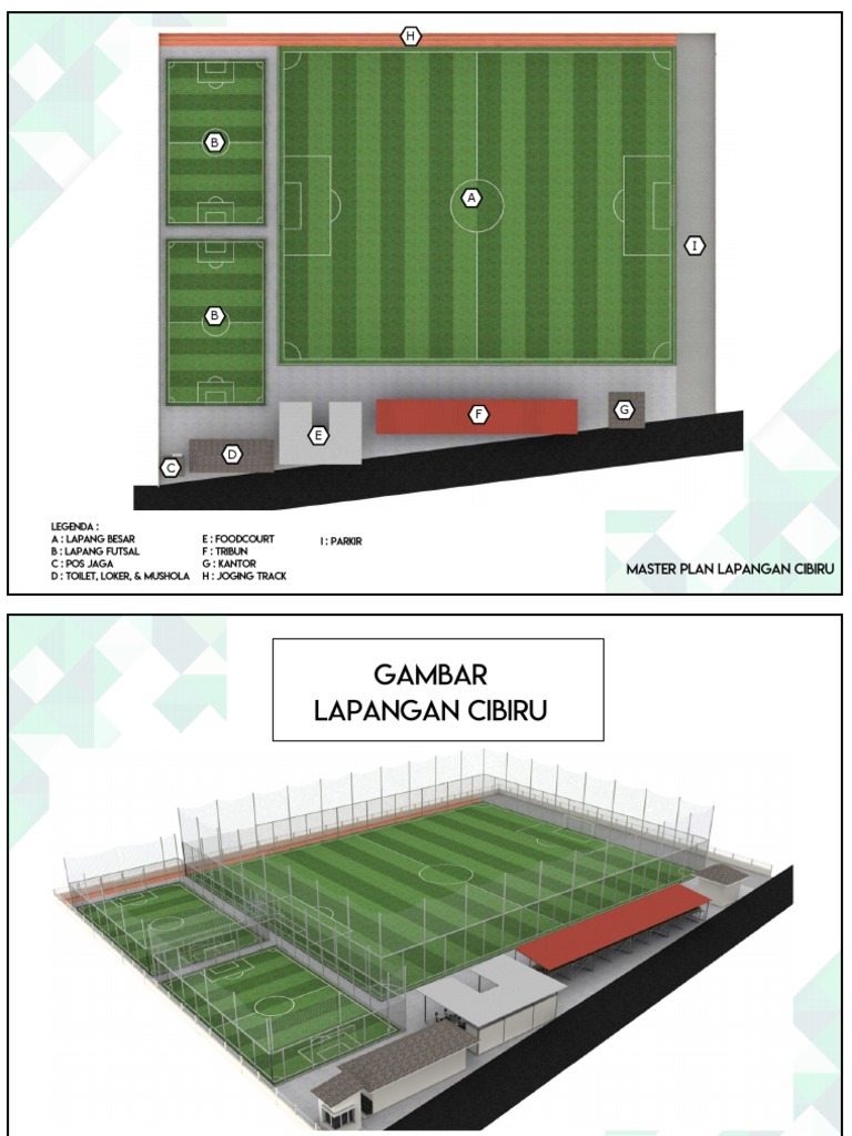 Master Plan Lapangan Cibiru | PDF