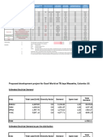 Cable Tray Size Calculation Sheet | PDF | Equipment | Building Engineering