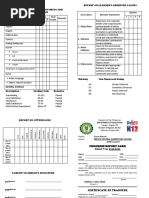 Form 138-REPORT CARD GR. III | PDF | Teachers | Quality Of Life