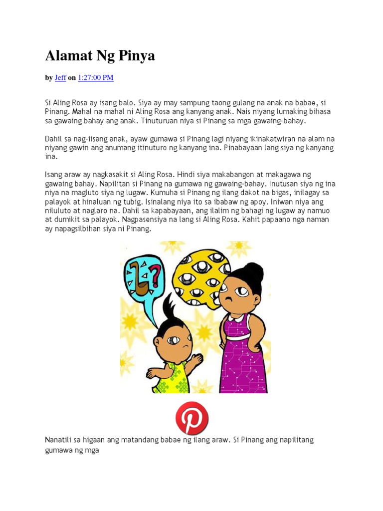 Alamat NG Pinya | PDF