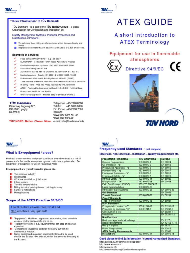 Atex Guide PDF | PDF | Safety | Chemistry