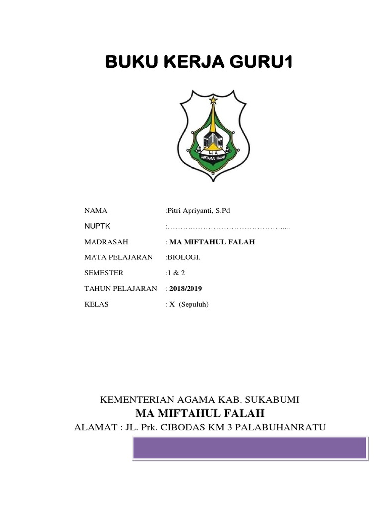 Buku Kerja Guru 1 | PDF