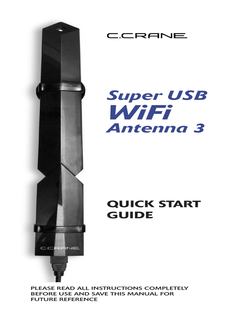 Super USB WiFi Antenna 3 Quick Start (2019!09!26 07-50-37 UTC) | PDF ...