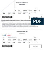 SpiceJet - Boarding Pass | PDF