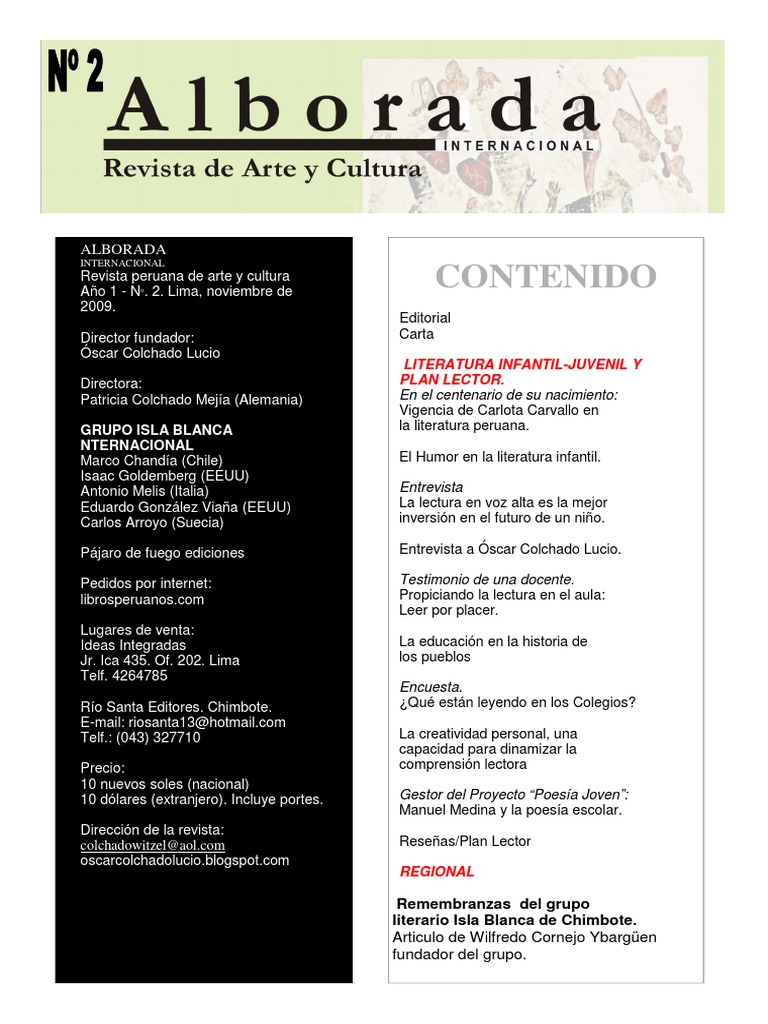 Alborada 2 PDF | PDF | Literatura infantil | Perú