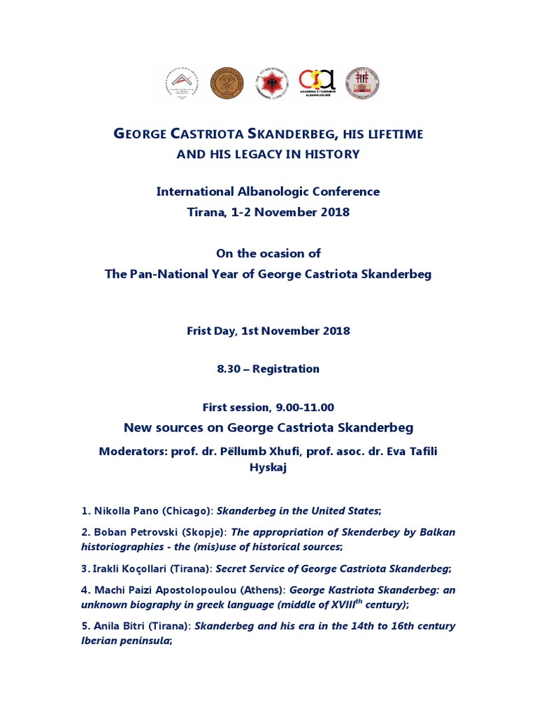 George Castriota Skanderbeg-His Lifetime | PDF | Albania | Balkans