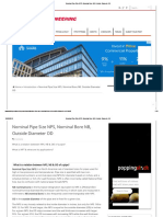 Line Pipe Dimensions, Weight and Schedule Chart (API 5L) | PDF