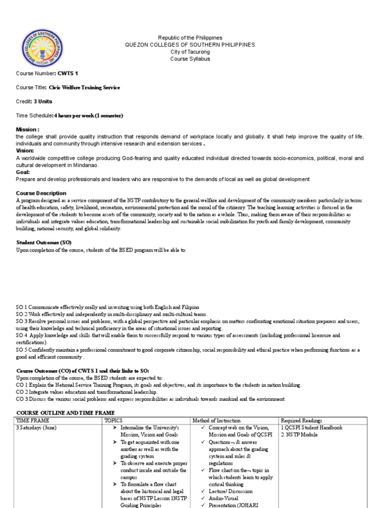 course-syllabus-for-national-service-tra-pdf-international