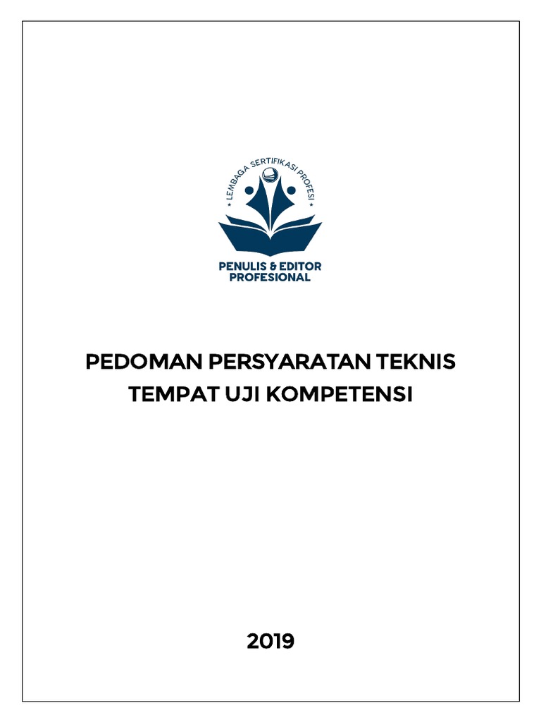 Contoh PEDOMAN PERSYARATAN TEKNIS TUK LSP2019 - Unlocked PDF | PDF | Bisnis