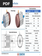 Siemens Motor Data Sheet | PDF | Electric Motor | Metrology