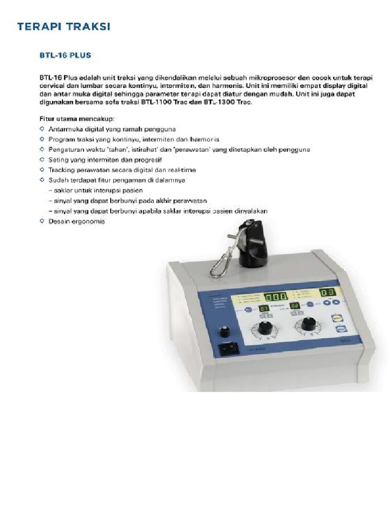 9. Brosur Traction Therapy Unit BTL-16 Plus
