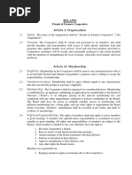 Constitution For An Unincorporated Non-Profit Association | PDF | Board ...