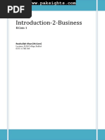 Introduction to Business Management | PDF | Business Plan ...
