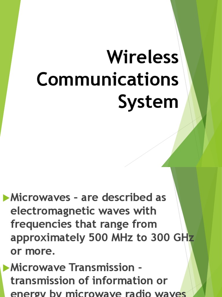 Terrestrial Microwave Communications System | PDF | Microwave | Antenna ...