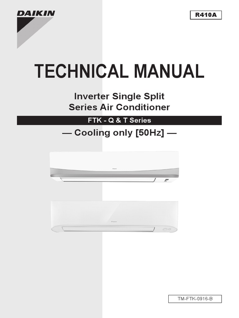 Daikin Manual Book | PDF | Mechanical Engineering | Manufactured Goods