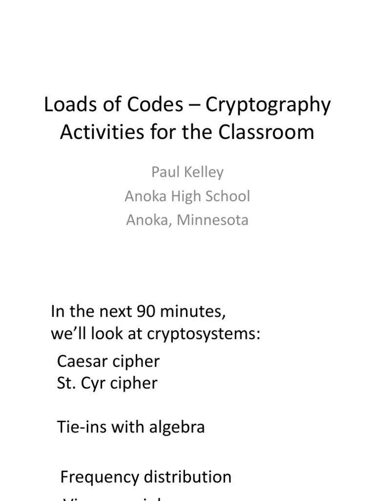 Loads of Codes Cryptography Activities | PDF | Cipher | Cryptography