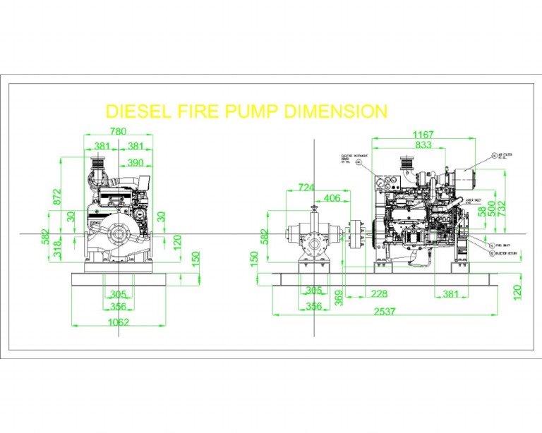 Diesel Fire Pump-Model | PDF