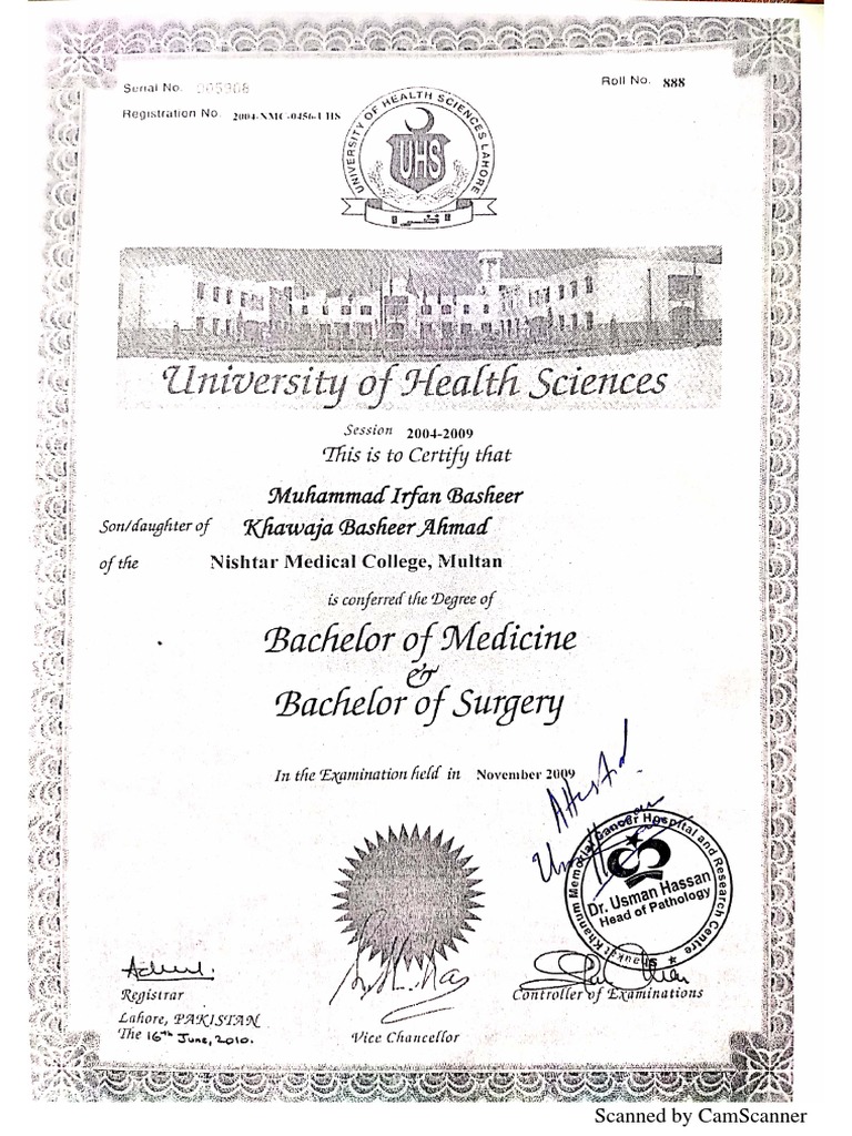 Fcps II Mbbs Degree | PDF