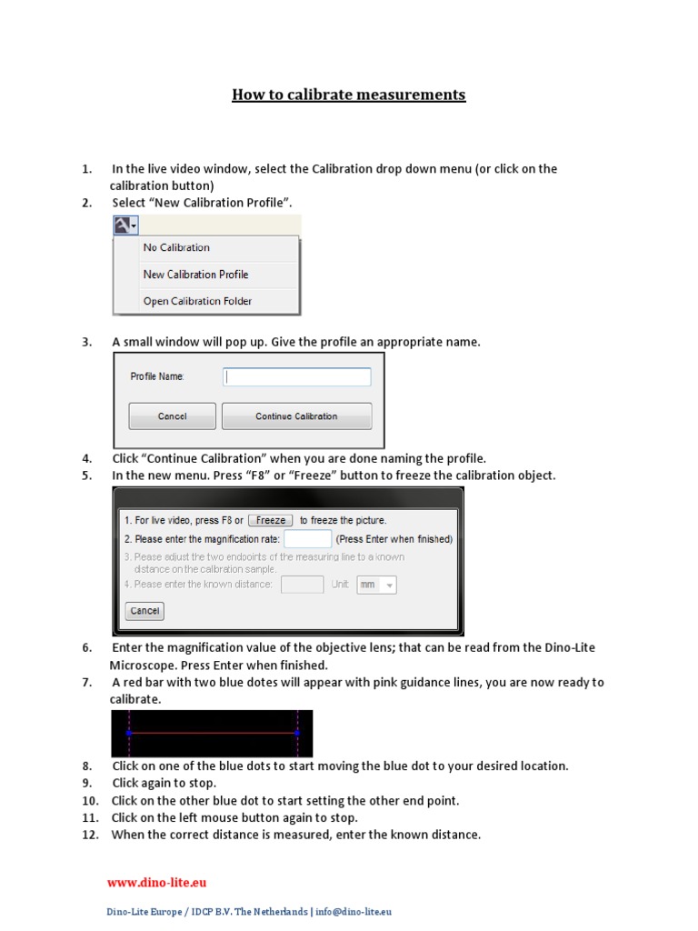 Calibrate Measurements | PDF