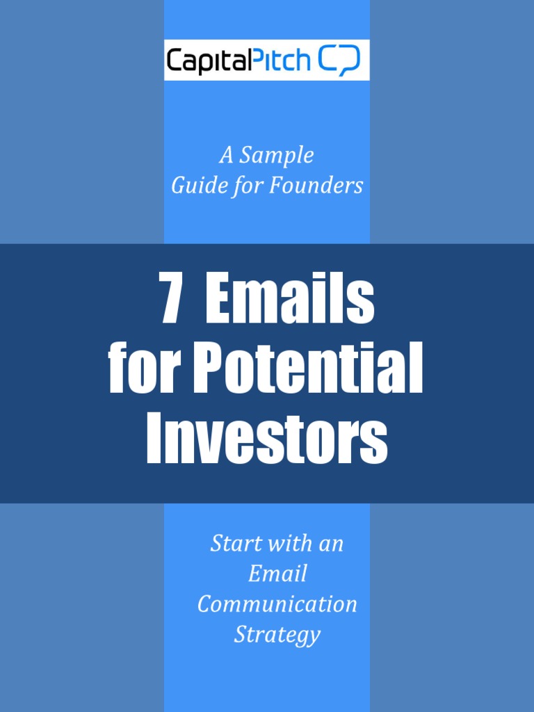 Email Strategies for Startup Investors | PDF | Startup Company | Small ...