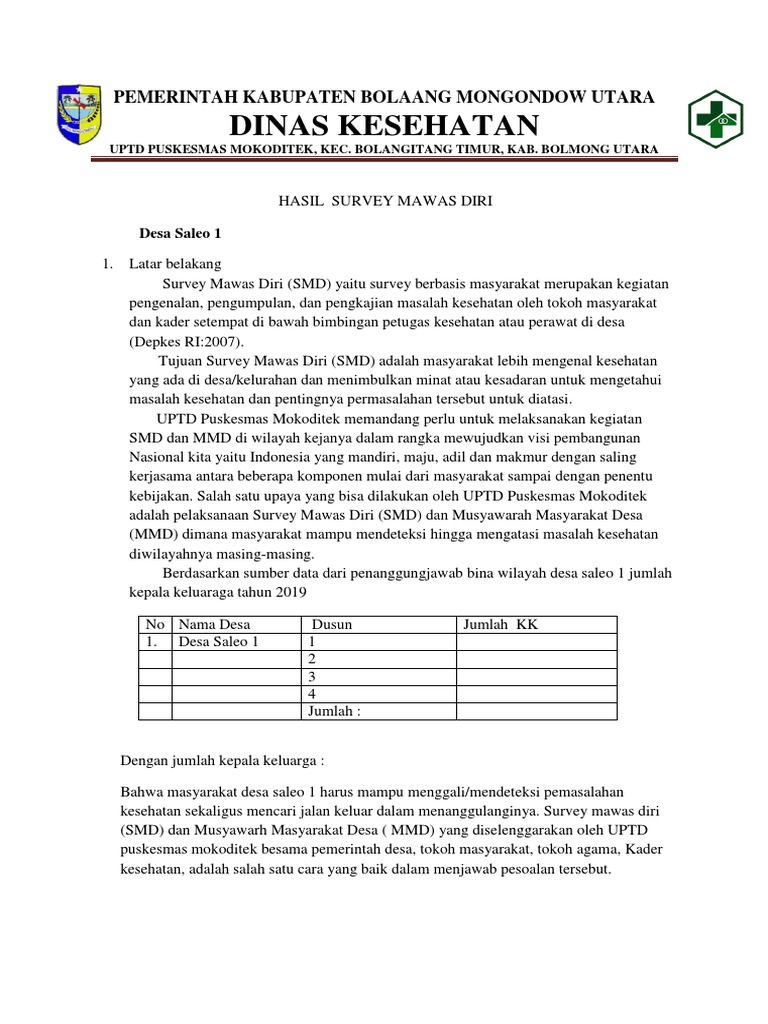 Hasil SMD Dan MMD Ukm | PDF