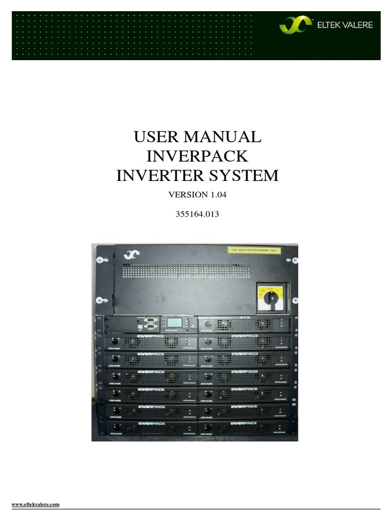 Manual Inversores Eltek | PDF | Power Inverter | Electric Power