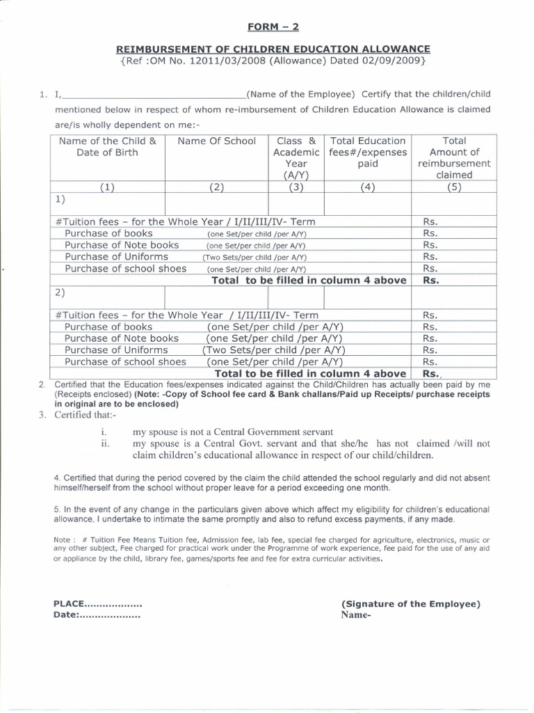 CEA-Application Form PDF | PDF