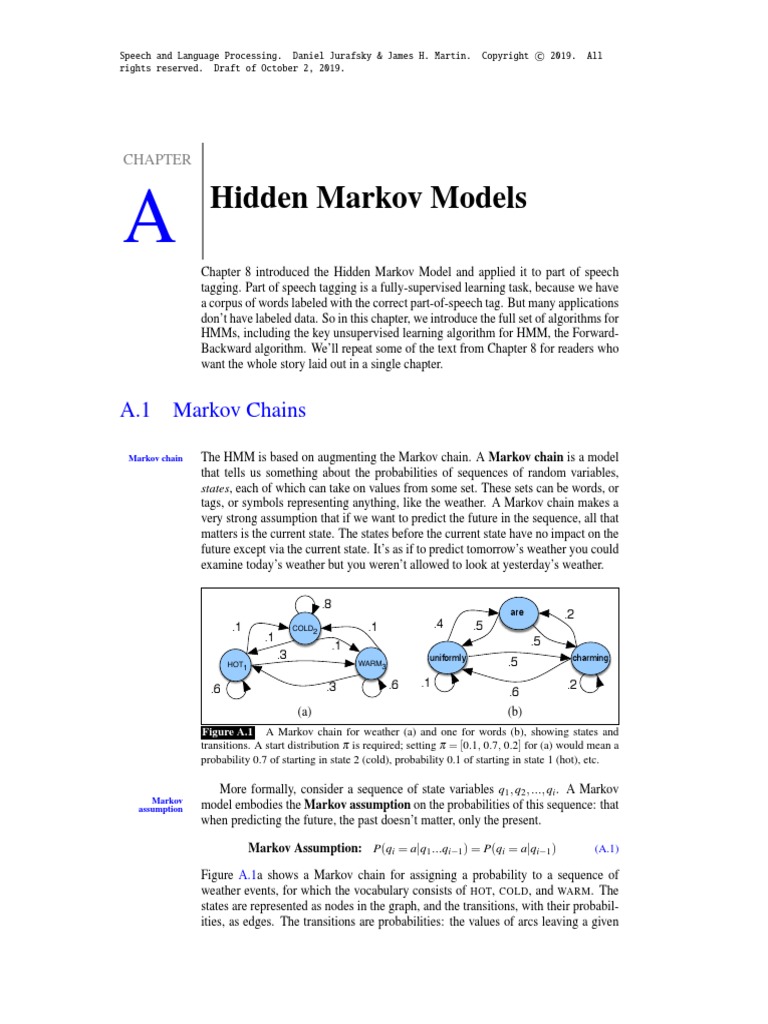 Hidden Markov Model PDF | PDF | Artificial Intelligence | Intelligence ...
