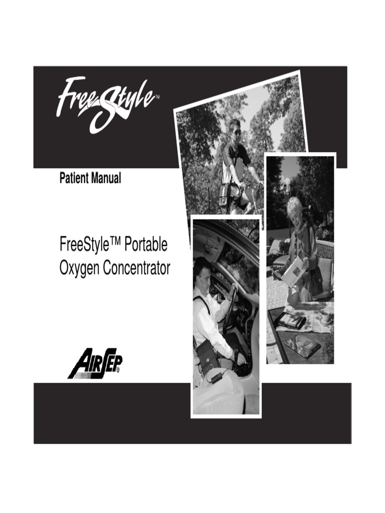 Freestyle™ Portable Oxygen Concentrator: Patient Manual | PDF | Battery ...