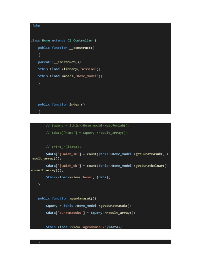A PHP Class for Controlling Homepage Functions and Authentication in a ...