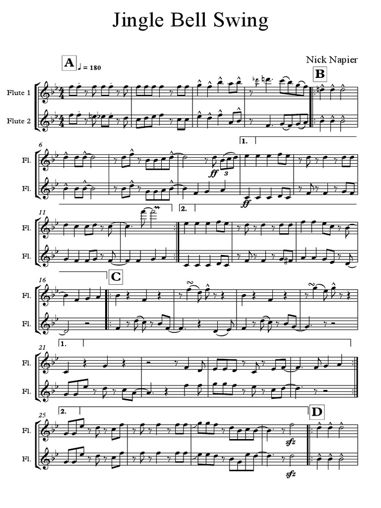Jingle Bells Duet PDF | PDF