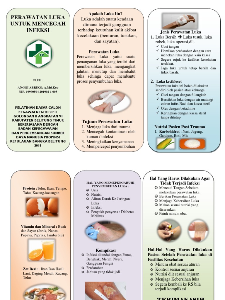 Leaflet Perawatan Luka | PDF