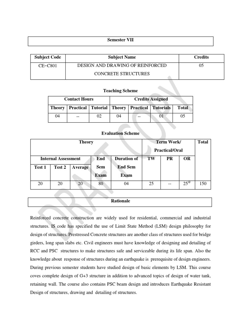 DDRCS in Civil Engineering Design | PDF | Beam (Structure) | Design