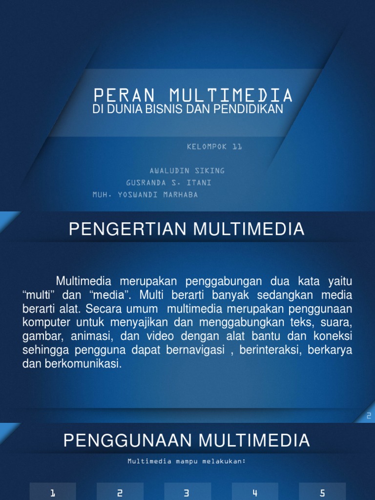 Peran Multimedia dalam Pendidikan | PDF | Bisnis