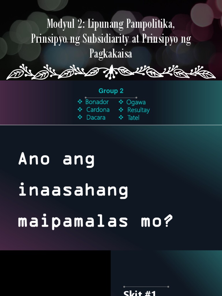 ESP Module 2 1st Quarter | PDF