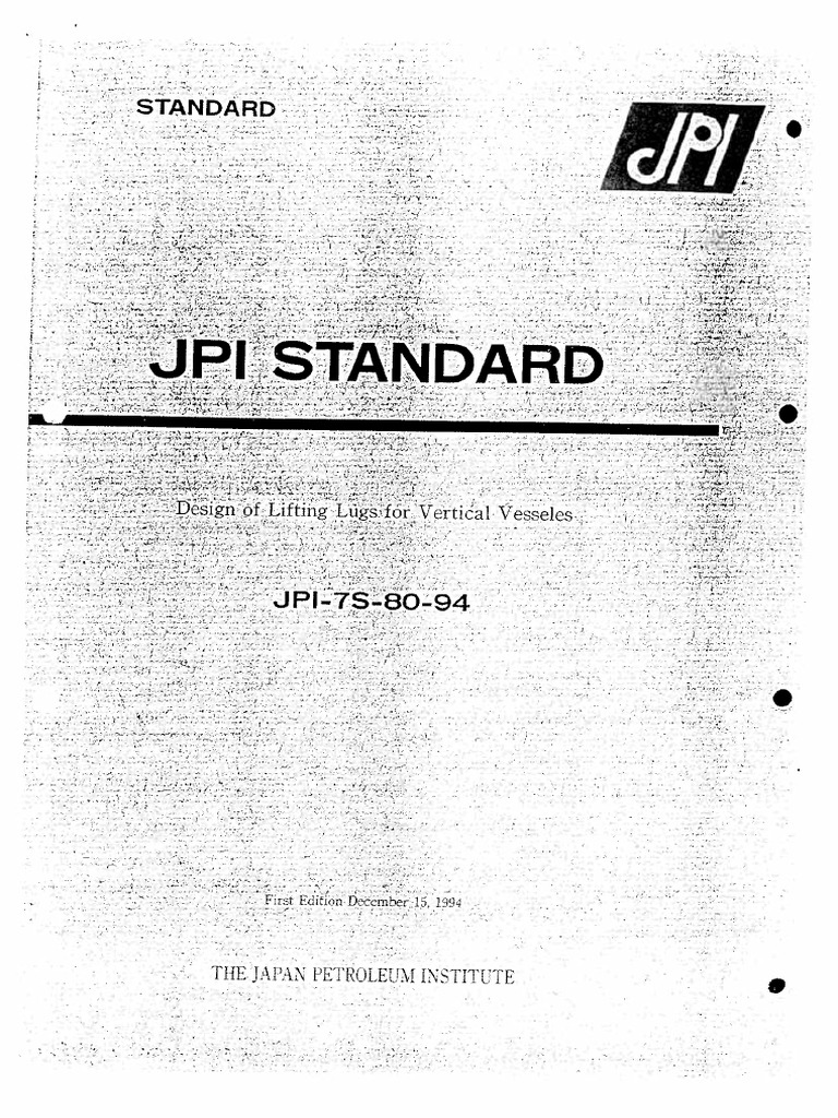 JPI Standard | PDF