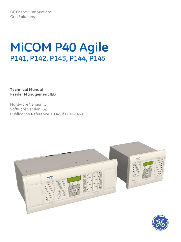 GE P14xEd1-TM-EN-1 (21-02-2017) | PDF | Electronics | Computer Engineering