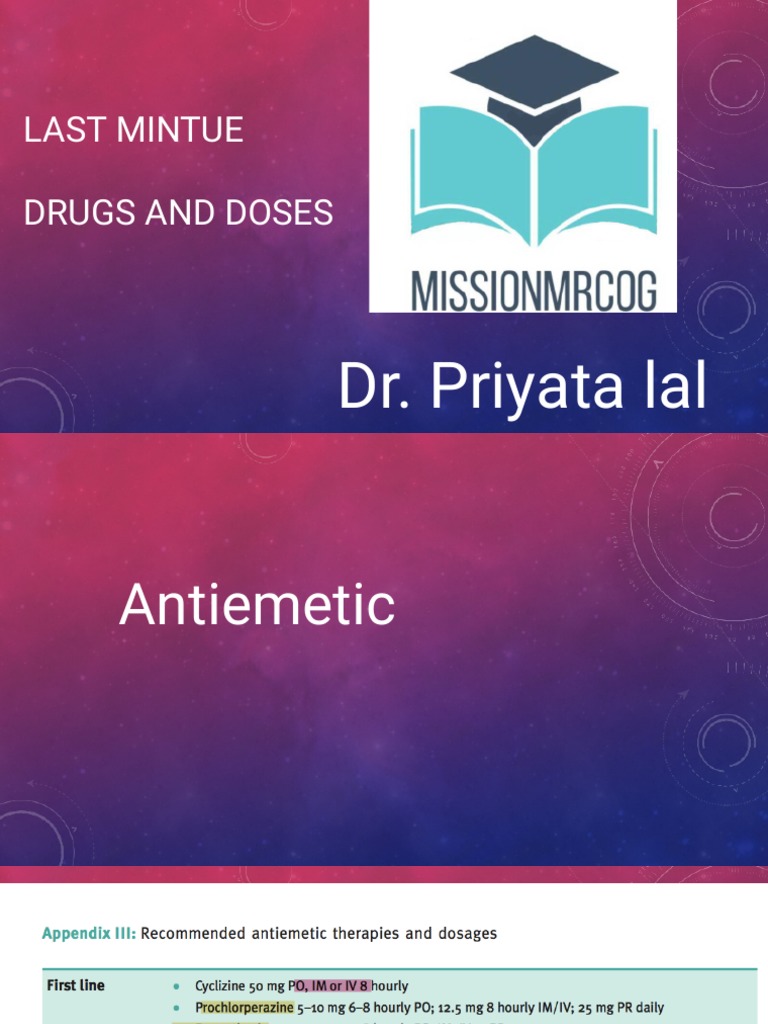 Last Minute Drug Dosages Guide | PDF