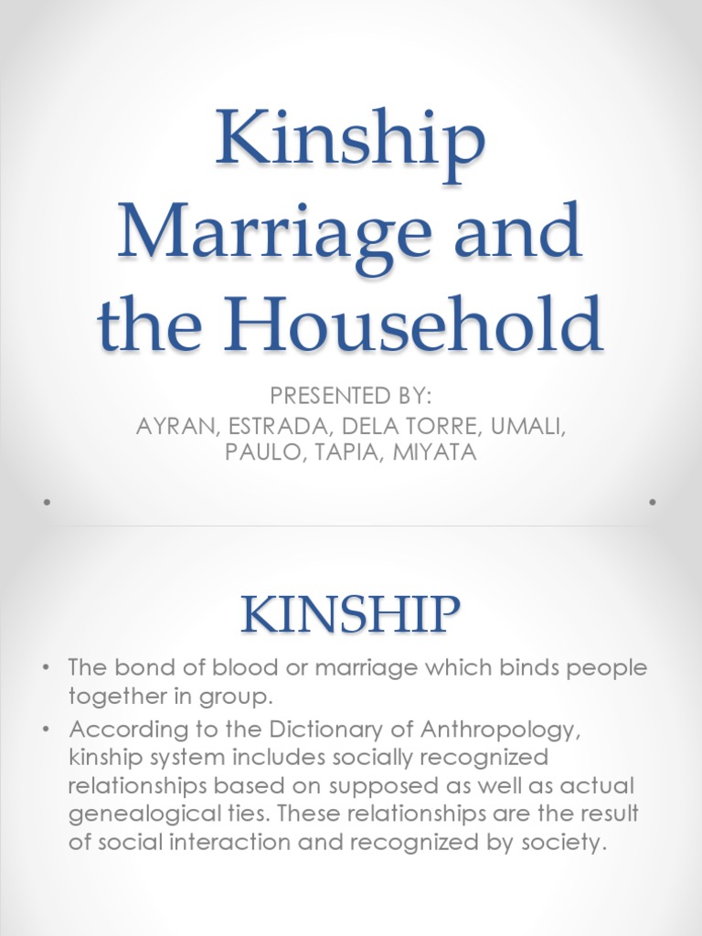 Kinship Marriage and Household | PDF | Kinship | Divorce