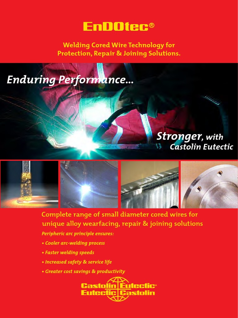 EnDOtec Welding Cored Wire | PDF | Steel | Stainless Steel