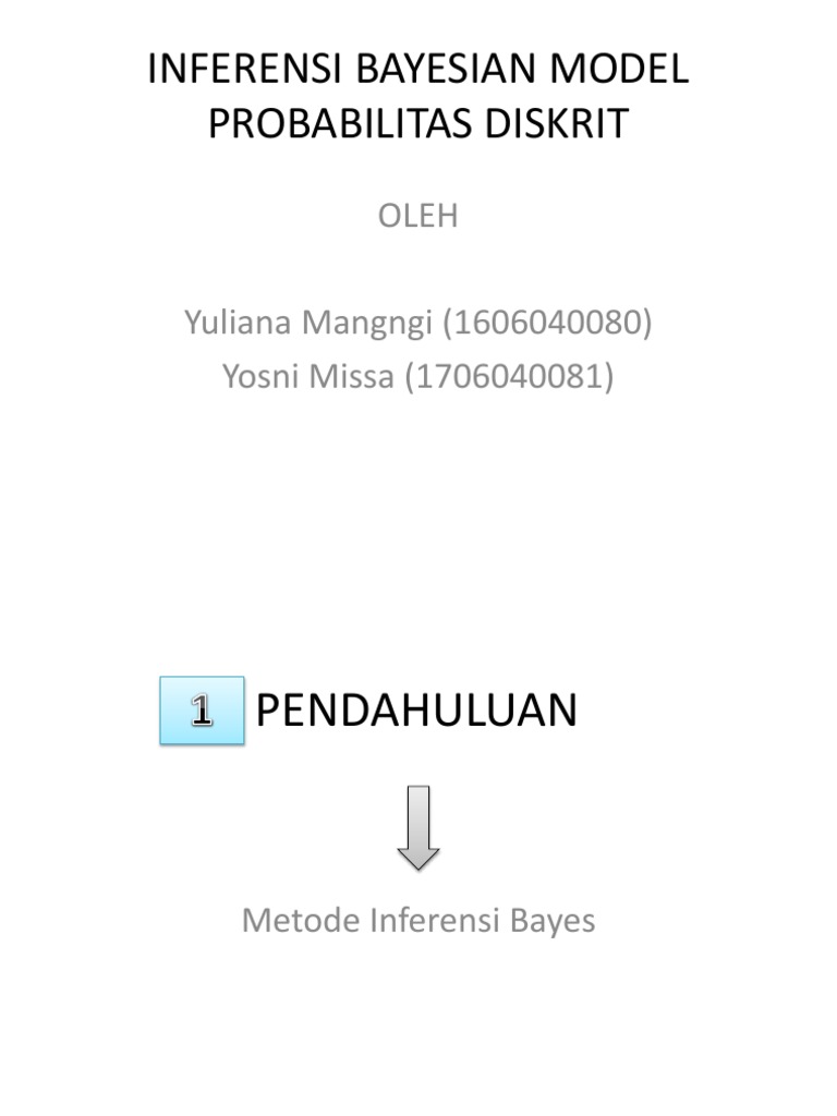 Inferensi Bayesian Model Probabilitas Diskrit | PDF
