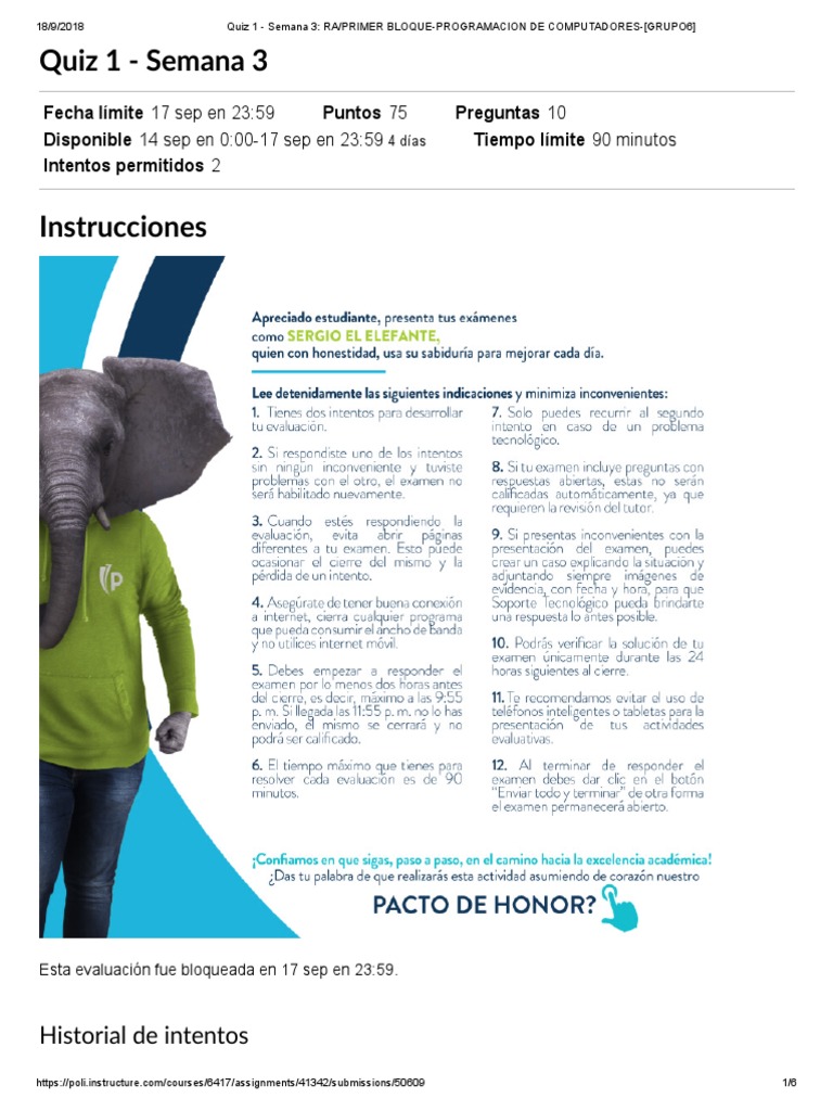 Quiz 1 - Semana 3 - Martinez Yeiner Jesus Programacion de Computadores | PDF | Algoritmos | Java ...