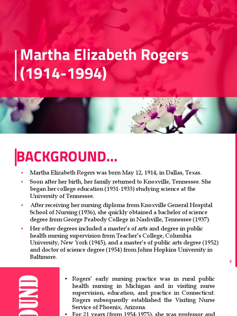 Martha Rogers | PDF | Natural Environment | Human